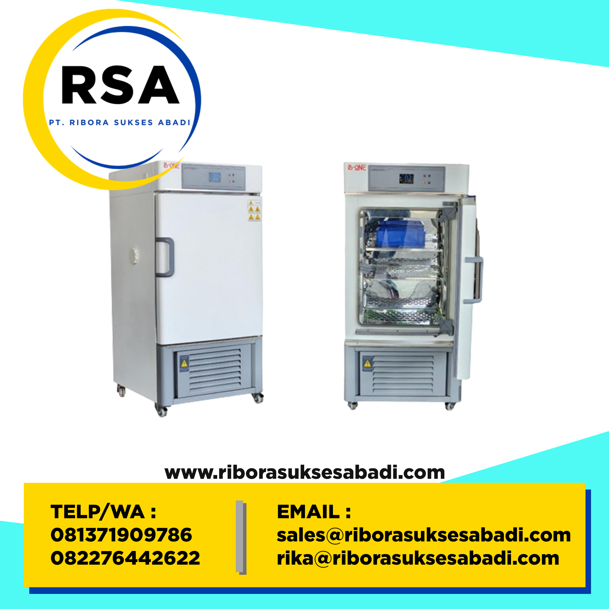Jual COOLING INCUBATOR / BOD INCUBATOR Model: CIN-80 B-One - PT.Ribora ...