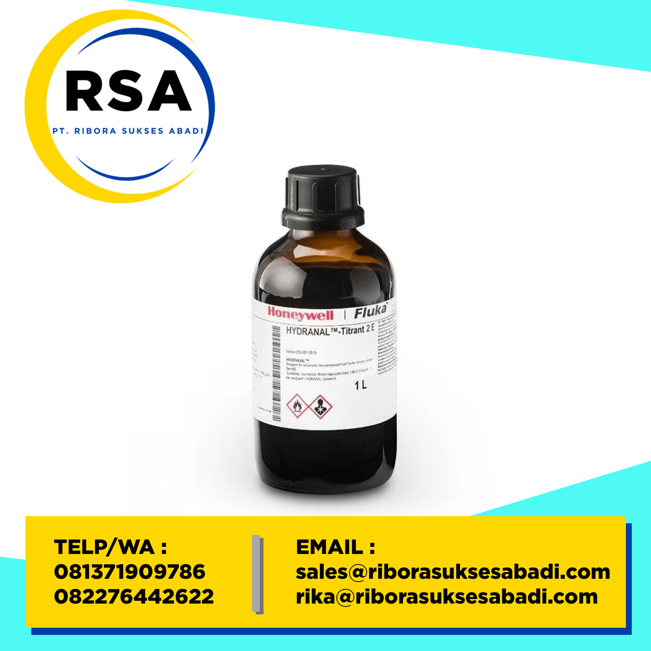 Jual HYDRANAL 34723 Titrant 2E 1liter - PT.Ribora Sukses Abadi