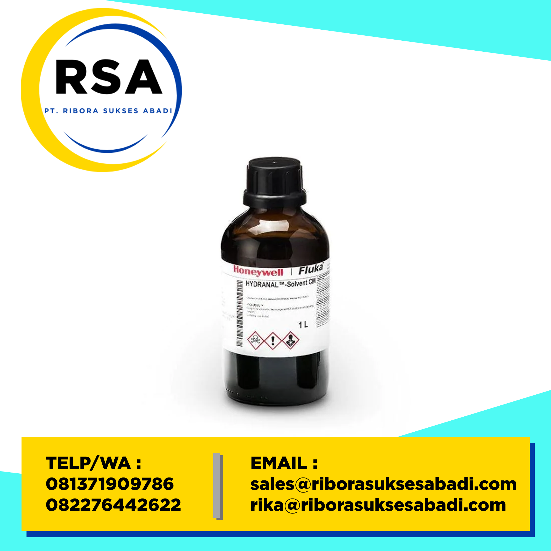 Jual HYDRANAL 34812 Solvent CM 1liter Fluka - PT.Ribora Sukses Abadi