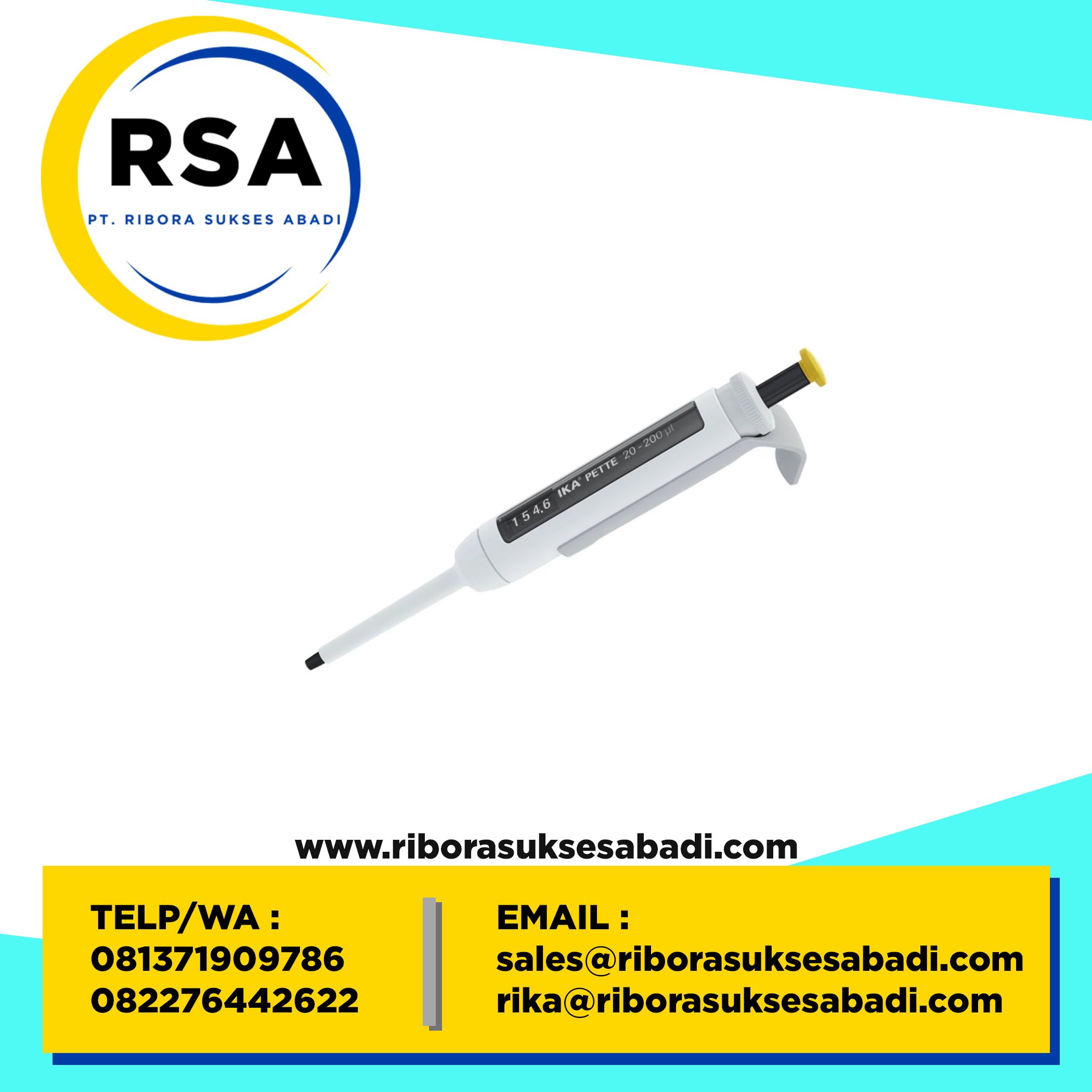 Jual IKA PETTE vario 20-200 ul - PT.Ribora Sukses Abadi