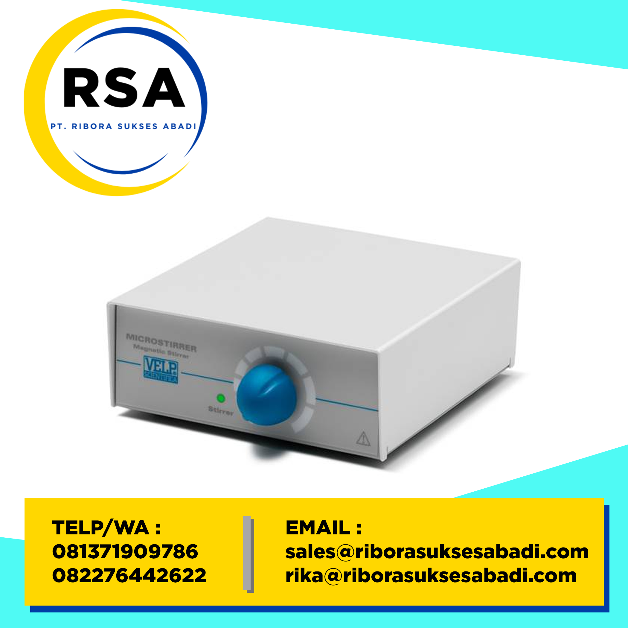 Jual MICROSTIRRER Magnetic Stirrer Velp Scientifica - PT.Ribora Sukses ...