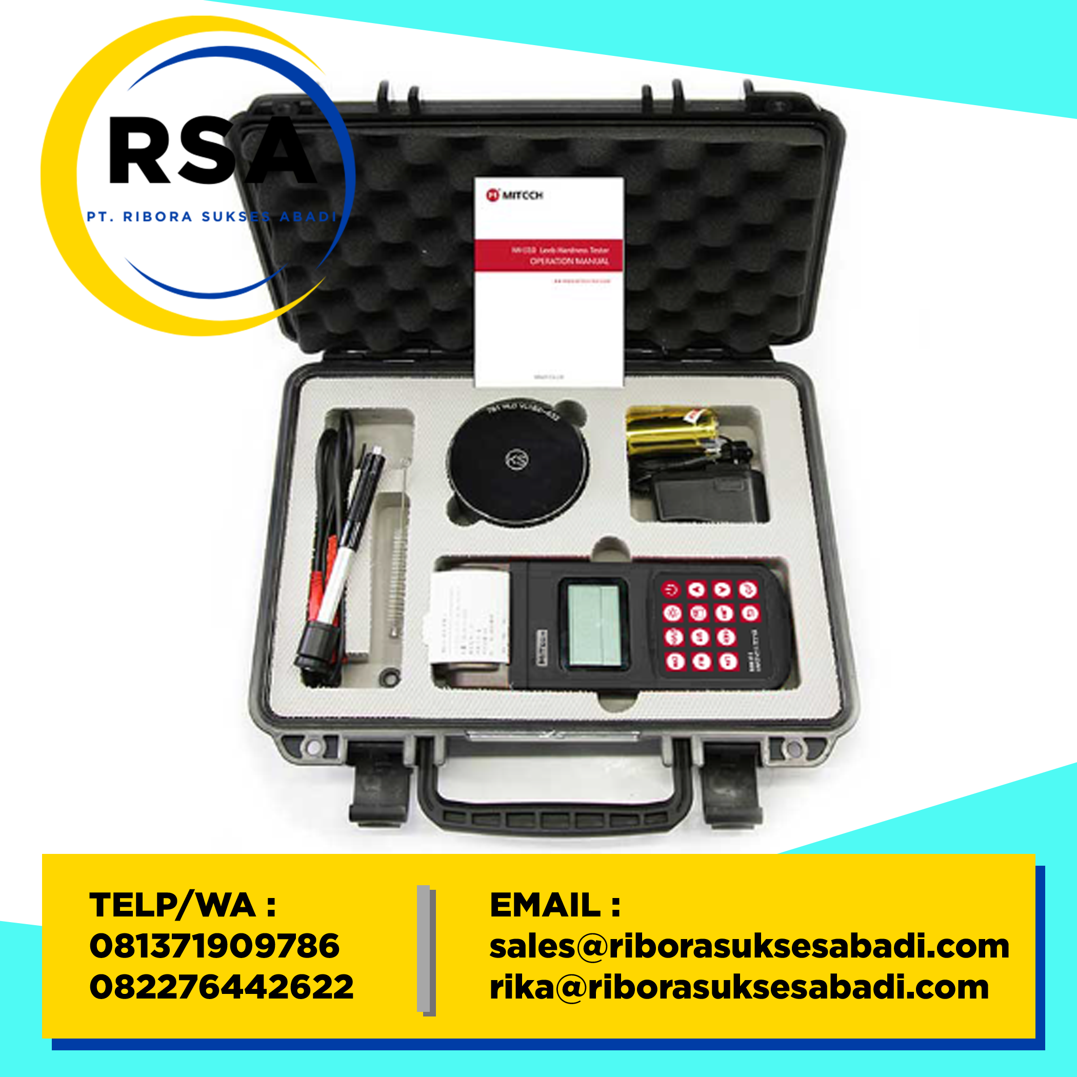 Jual Beli MITECH MH-310 Leeb Hardness Tester - PT.Ribora Sukses Abadi