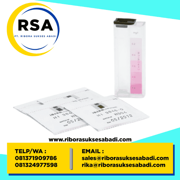 Jual Hanna HI3846-100 Chromium VI Reagent kit for 100 tests - PT.Ribora ...