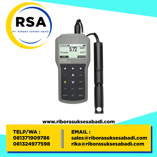 Jual Hanna HI764073 Dissolved oxygen probe with 4 m - PT.Ribora Sukses ...