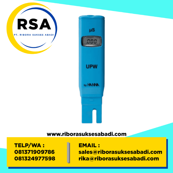 Jual Hanna HI98309 UPW Ultra pure water test - PT.Ribora Sukses Abadi