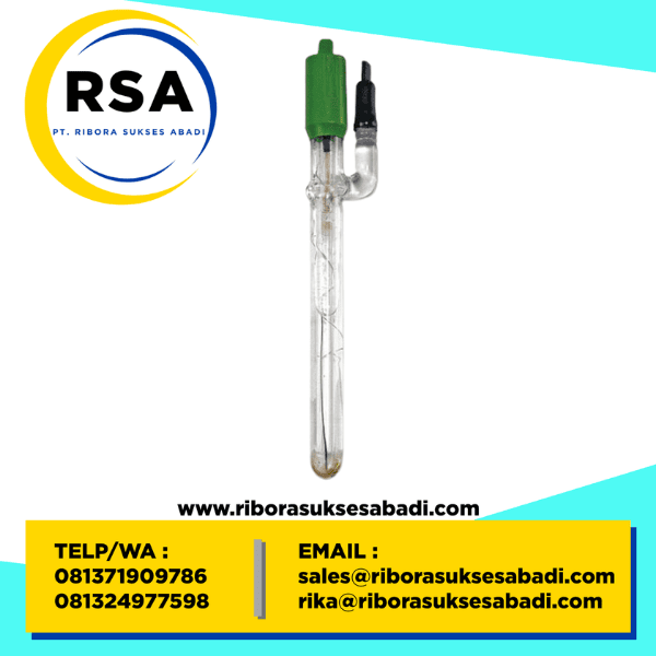 Jual Hanna HI5414 Glass Body Calomel Reference Electrode - PT.Ribora ...